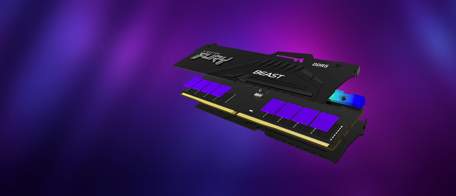 shopRBC.com :: Kingston FURY Beast RGB 32GB 2x16 5600 DDR5 Memory Kit