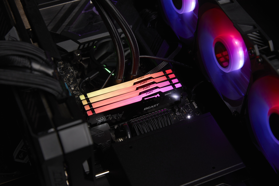 shopRBC.com :: Kingston FURY Beast RGB 32GB 2x16 5600 DDR5 Memory Kit